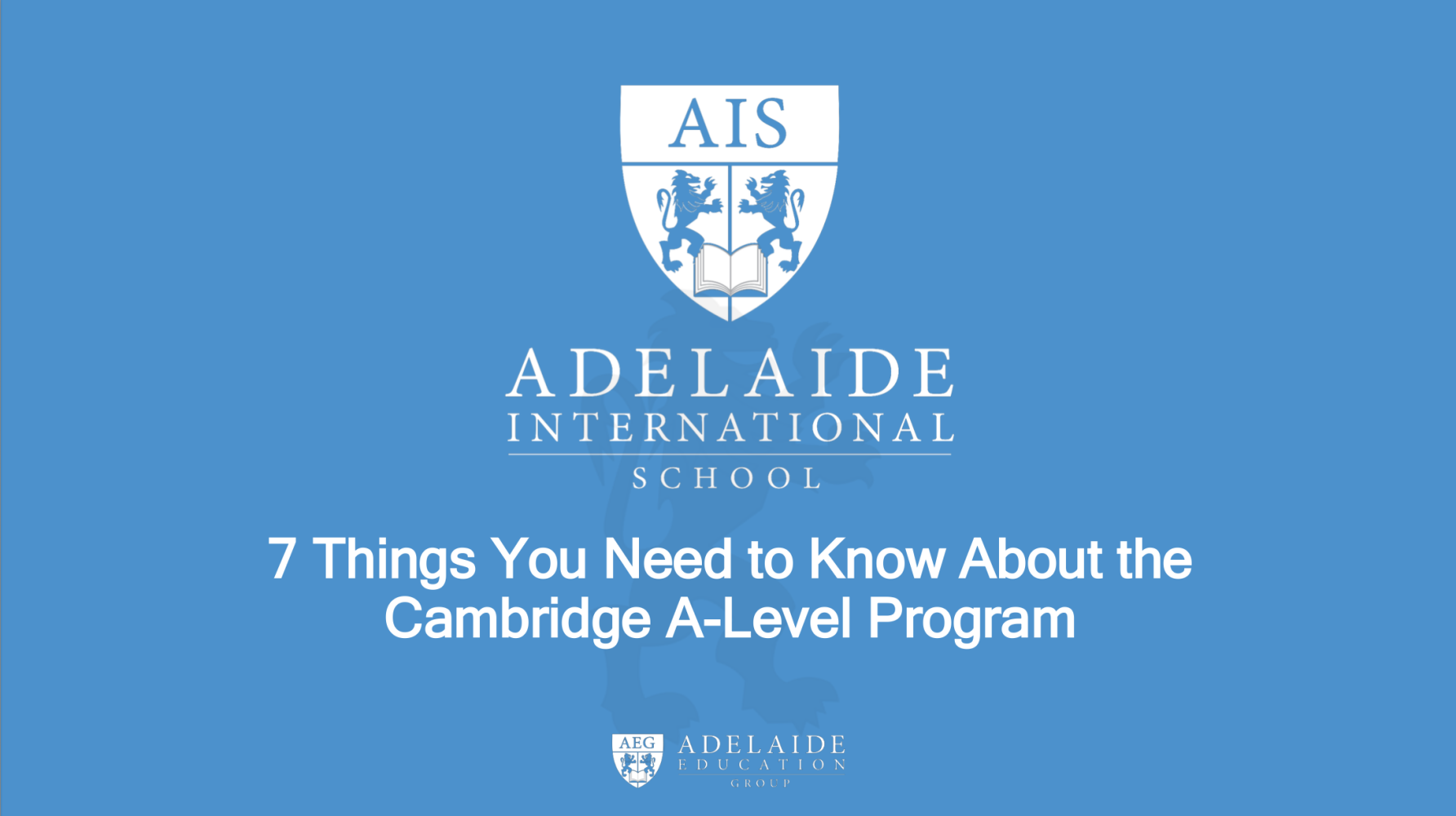 DOWNLOAD: The 7 things you need to know about the Cambridge A-Level ...